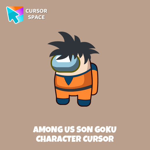 Among Us Son Goku Character Cursor - Cursor Pack | Cursor Space